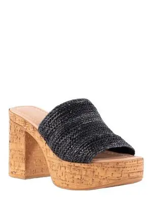 Seychelles Seychelles Applause Platform Sandal Black