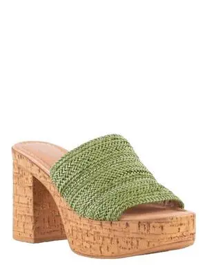 Seychelles Seychelles Applause Platform Sandal Green