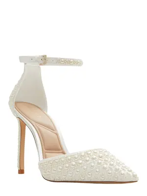 Aldo Derperla Pointed Toe Pumps - White