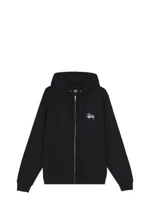StÜssy Basic Zip Hood - Black