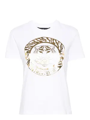 Just Cavalli Logo-print T-shirt - White
