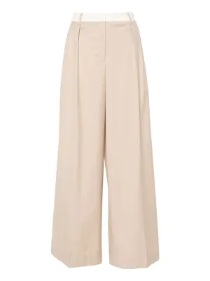 Remain Birger Christensen Wide-leg Trousers - Neutrals
