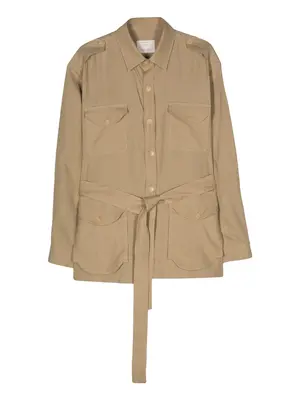 GIULIVA HERITAGE Linen Shirt Jacket