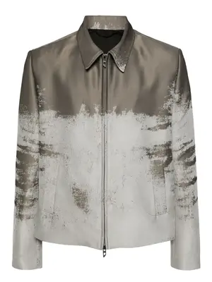 DIESEL® J-pylon Abstract-pattern Jacket - Neutrals