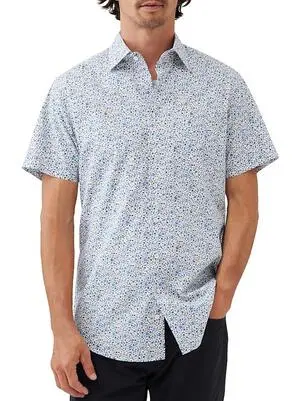 Rodd & Gunn Gale Street Short Sleeve Slim Fit Shirt - Snow