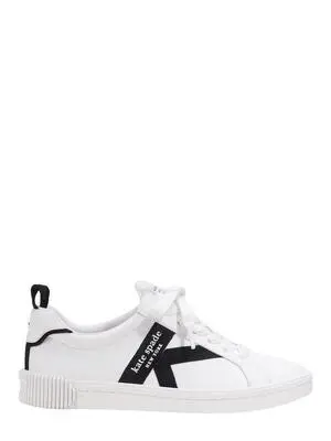 Kate Spade New York Signature Low Top Sneakers - Black/white