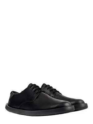 Camper Wagon Leather Derby - Black