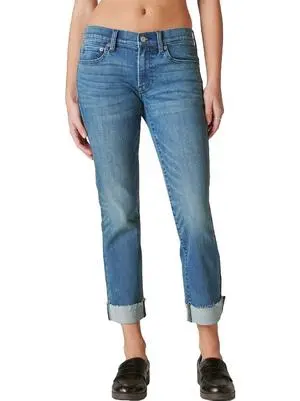 Lucky Brand Sweet Straight Raw Hem Crop Jeans - Gemini