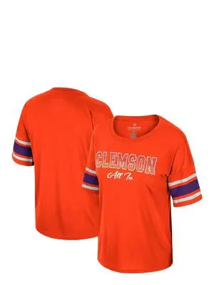 COLOSSEUM Colosseum Clemson Tigers Rhinestone Graphic T-Shirt Orange