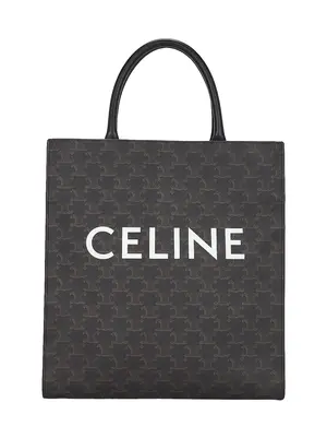 Celine Vertical Cabas Tote Bag - Brown