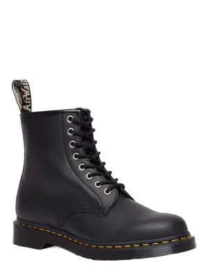 Dr. Martens 1460 Genix Nappa Reclaimed Leather Lace-up Boots - Black
