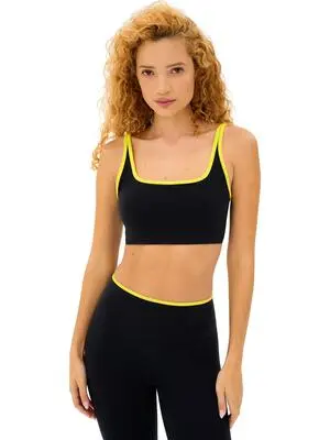 Splits59 Cait Rigor Bra Black/chartreuse