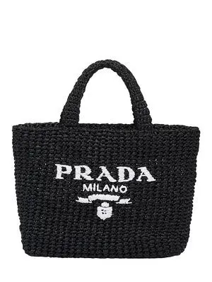 PRADA Small Crochet Tote Bag