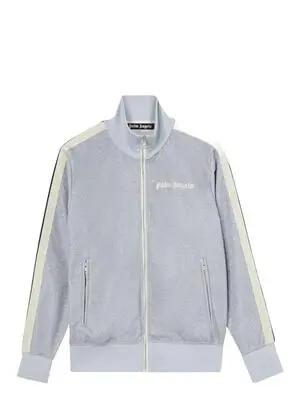 Palm Angels Lurex Track Jacket - Silver