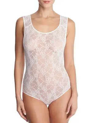 Natori Bliss Allure Lace Bodysuit - White