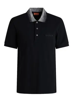 Missoni Cottonpiqué Polo Shirt - Black
