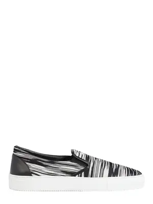 Missoni Spacedyed Knit Slip-on Sneakers - Black