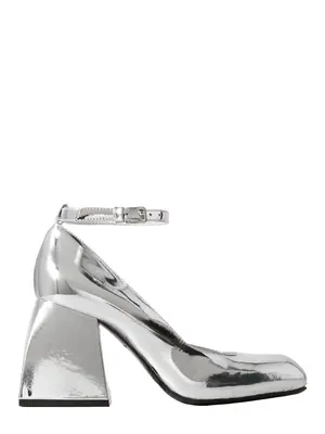 NODALETO Bulla Pia Metallic Pumps - Silver
