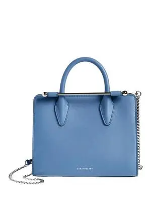 Strathberry Strathberry Mini Tote Sea Blue/ Silver