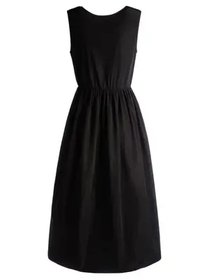 Bally Duchess Sleeveless Midi Dress - Black