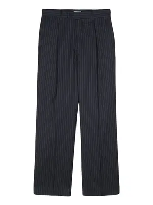 WINNIE N.Y.C Israel Pinstripe Trousers - Blue