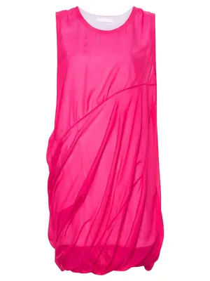 Helmut Lang Silk Mini Dress - Pink