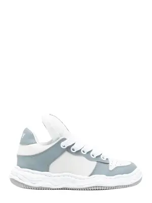 Mihara Yasuhiro Wayne Og Sole Leather Sneakers - Blue
