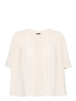 JOSEPH Bouloi Pleated Blouse - Neutrals