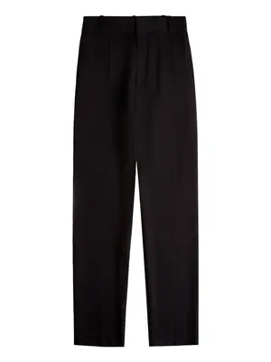 TOD'S Virgin Wool Tailored Trousers - Black