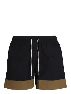 OAS Company Oas Panelled Drawstring Swim Shorts - Black