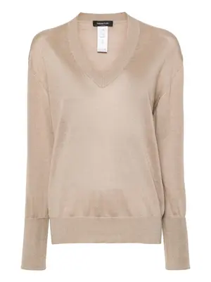 Fabiana Filippi Bead-embellished Jumper - Neutrals