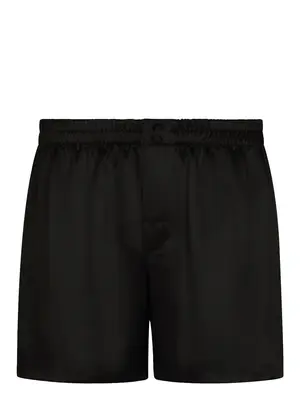 Dolce & Gabbana Silk Shorts - Black