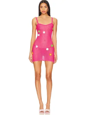 MORE TO COME Lawra Mini Dress - Pink