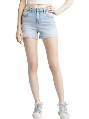HIDDEN JEANS Cutoff Denim Shorts - Medium Wash