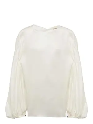 KHAITE Khaite Quico Silk Blouse