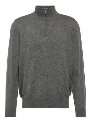 Loro Piana Cashmere Half-zip Sweater - Grey
