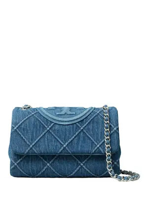 Tory Burch Small Fleming Soft Convertible Shoulder Bag - Denim