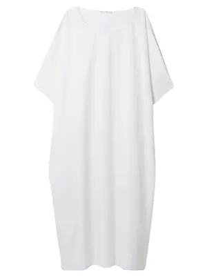 THE ROW Isora Oversized Midi Dress - Off-white
