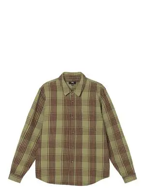 StÜssy Laguna Plaid Shirt 'olive - Green