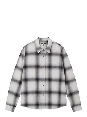 StÜssy Hellshire Plaid Shirt - Grey