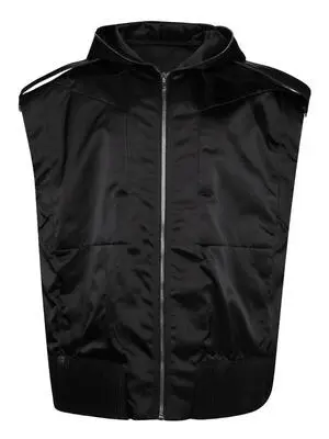 Rick Owens Lido Sleeveless Hoodie - Black