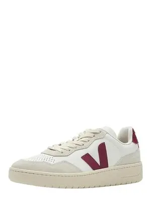 VEJA VEJA V-90 Lace-Up Leather Sneakers Bone