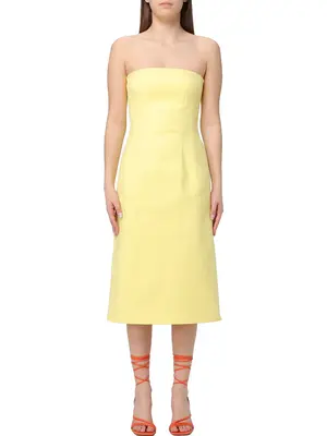 Sportmax Sportmax Strapless Dress Yellow