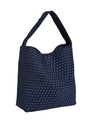 NAGHEDI Nomad Hobo Bag Ink Blue
