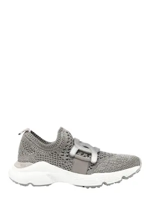 TOD'S Kate Crochet-knit Sneakers - Grey