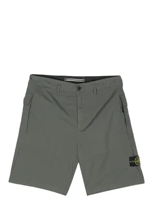 Stone Island Compass Badge Bermuda Shorts - Green