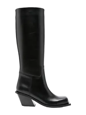 GIABORGHINI Square-toe Boots - Black