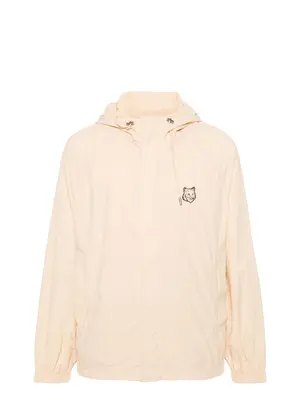 Maison Kitsuné Chillax Fox Hooded Windbreaker - Neutrals