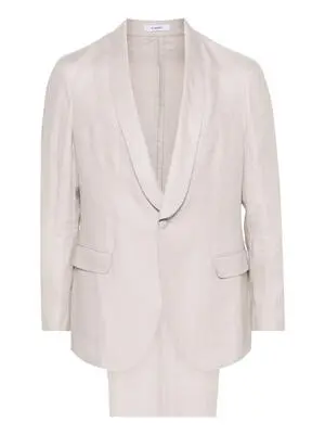 Boglioli Single-breasted Linen Suit - Neutrals