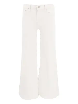 MOTHER The Twister Skimp High-rise Flared Jeans - Neutrals
